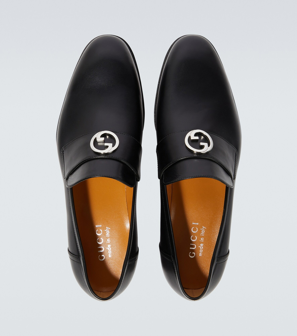 Gucci - Interlocking G leather loafers Gucci