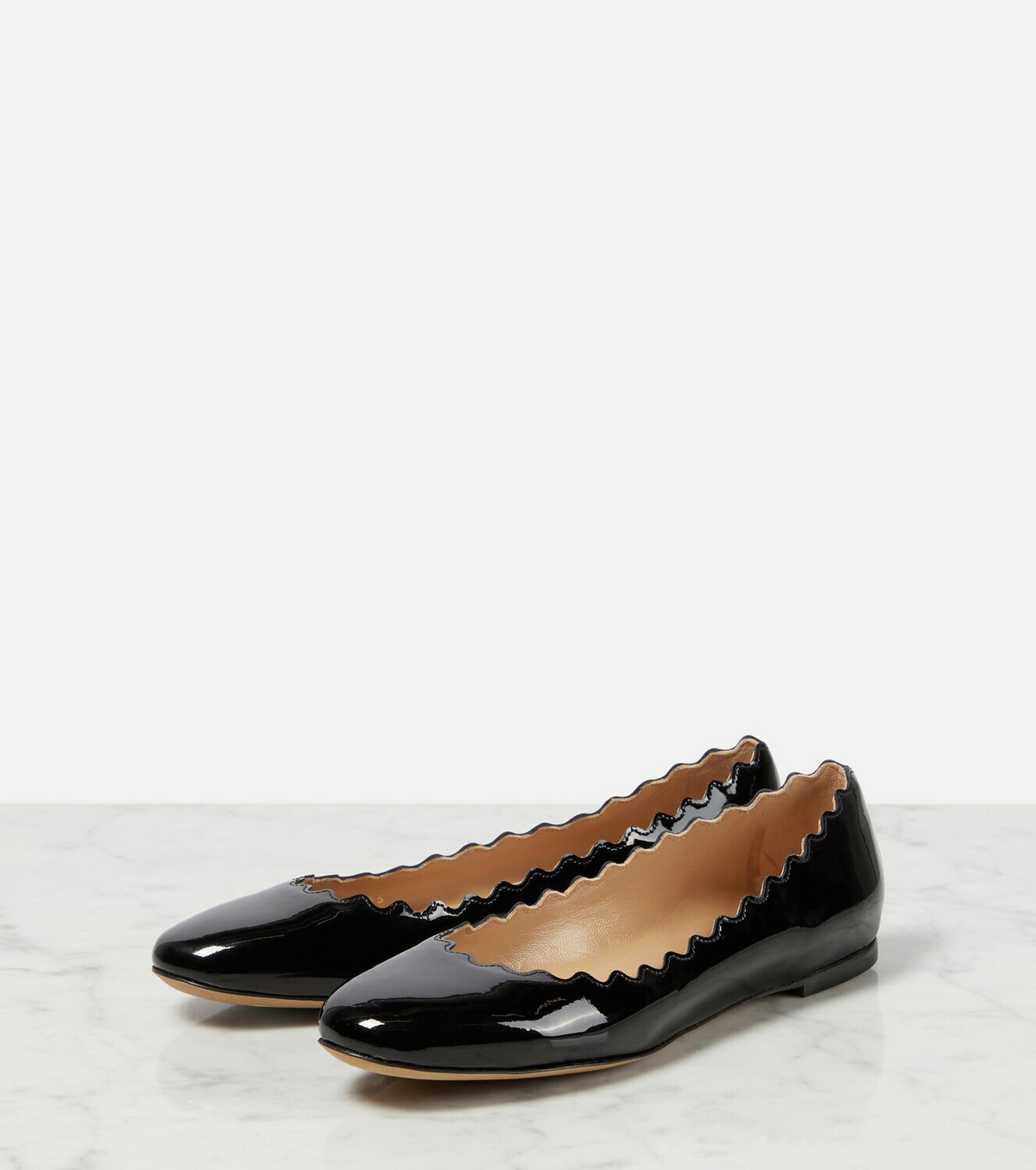 Chloé Lauren patent leather ballet flats Chloe