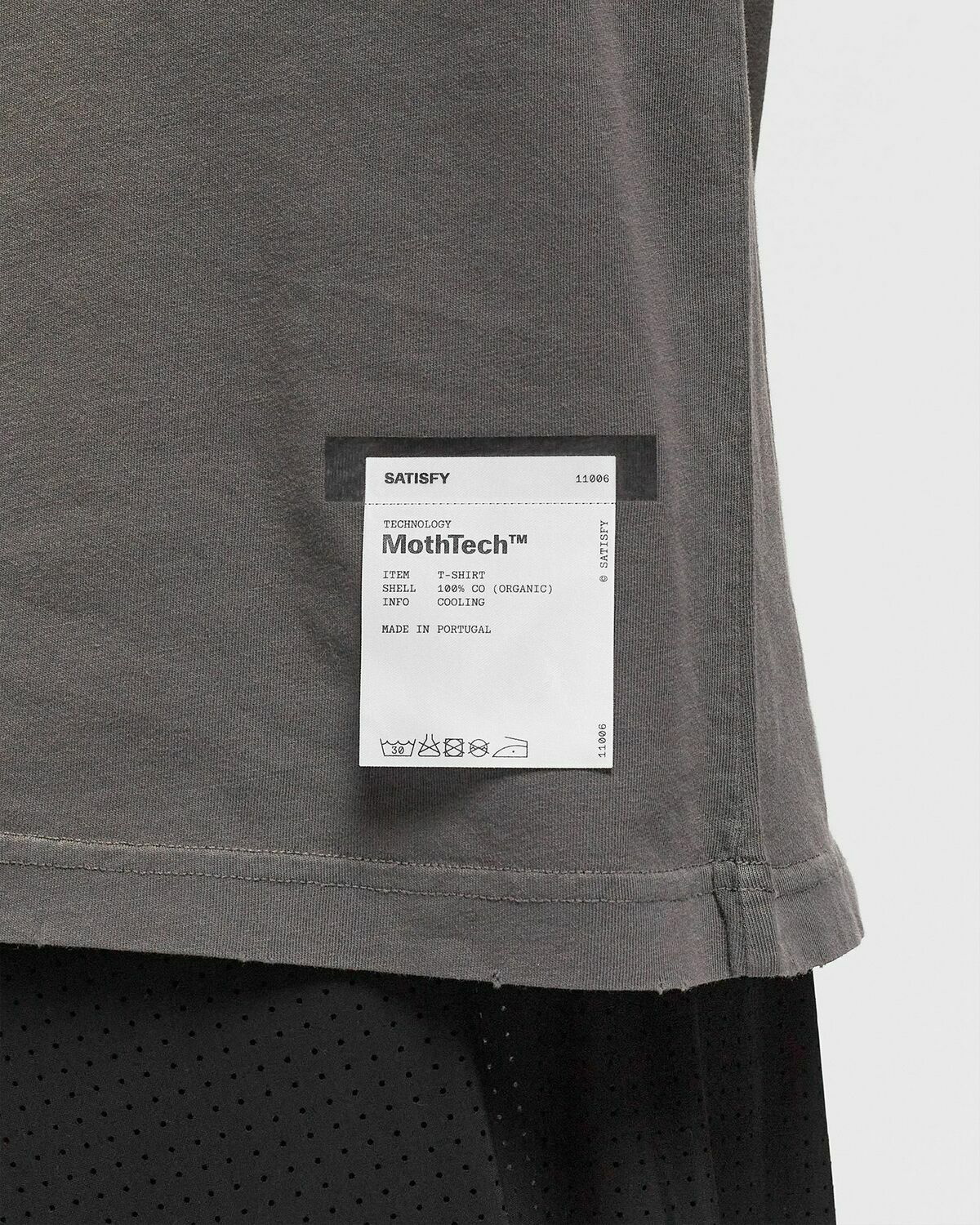 Satisfy Running Moth Tech T Shirt Black Shortsleeves Satisfy