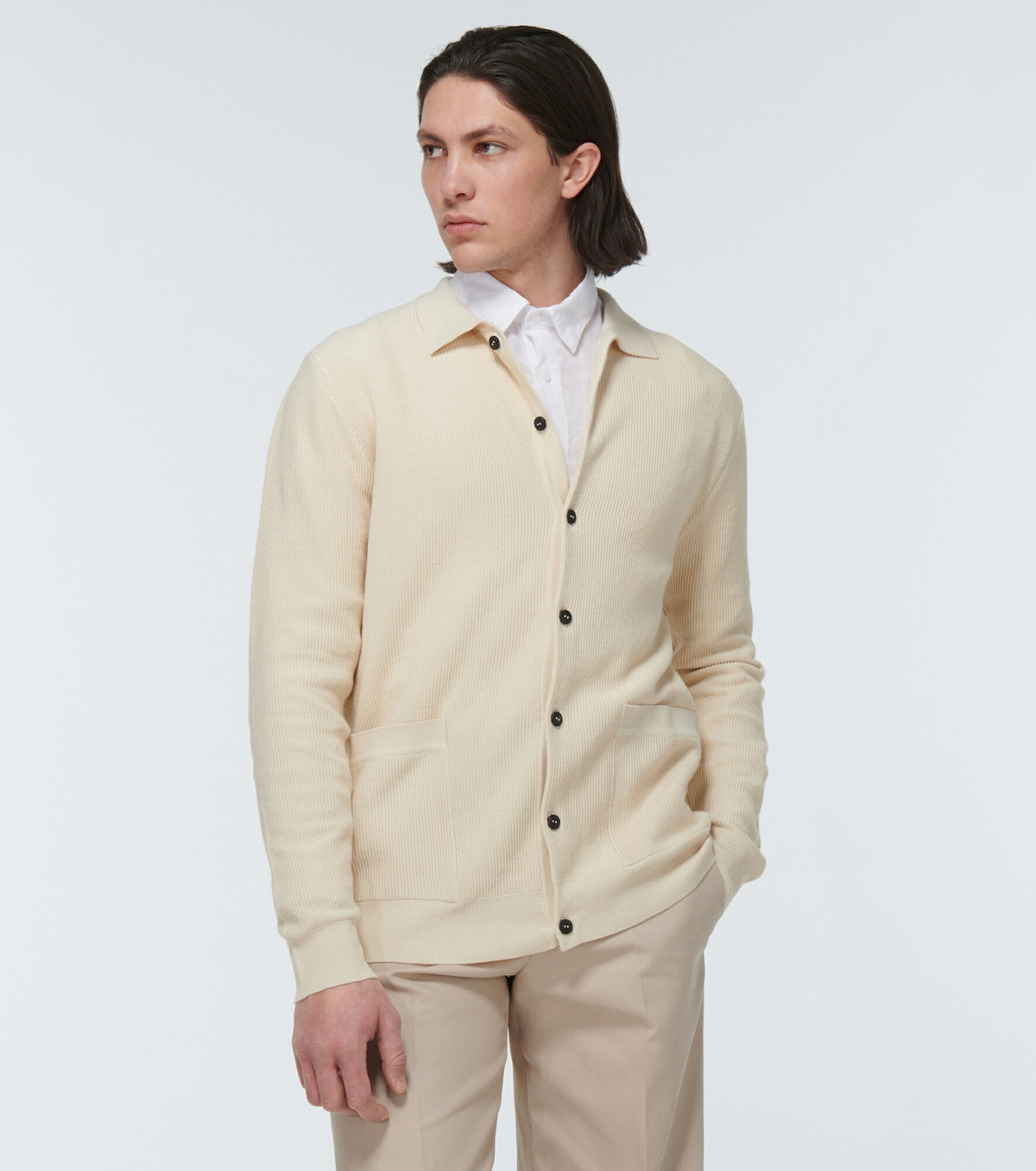 Sunspel - Ribbed-knit cardigan Sunspel