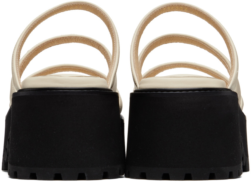 Marge Sherwood Off-White Platform Sandals Marge Sherwood