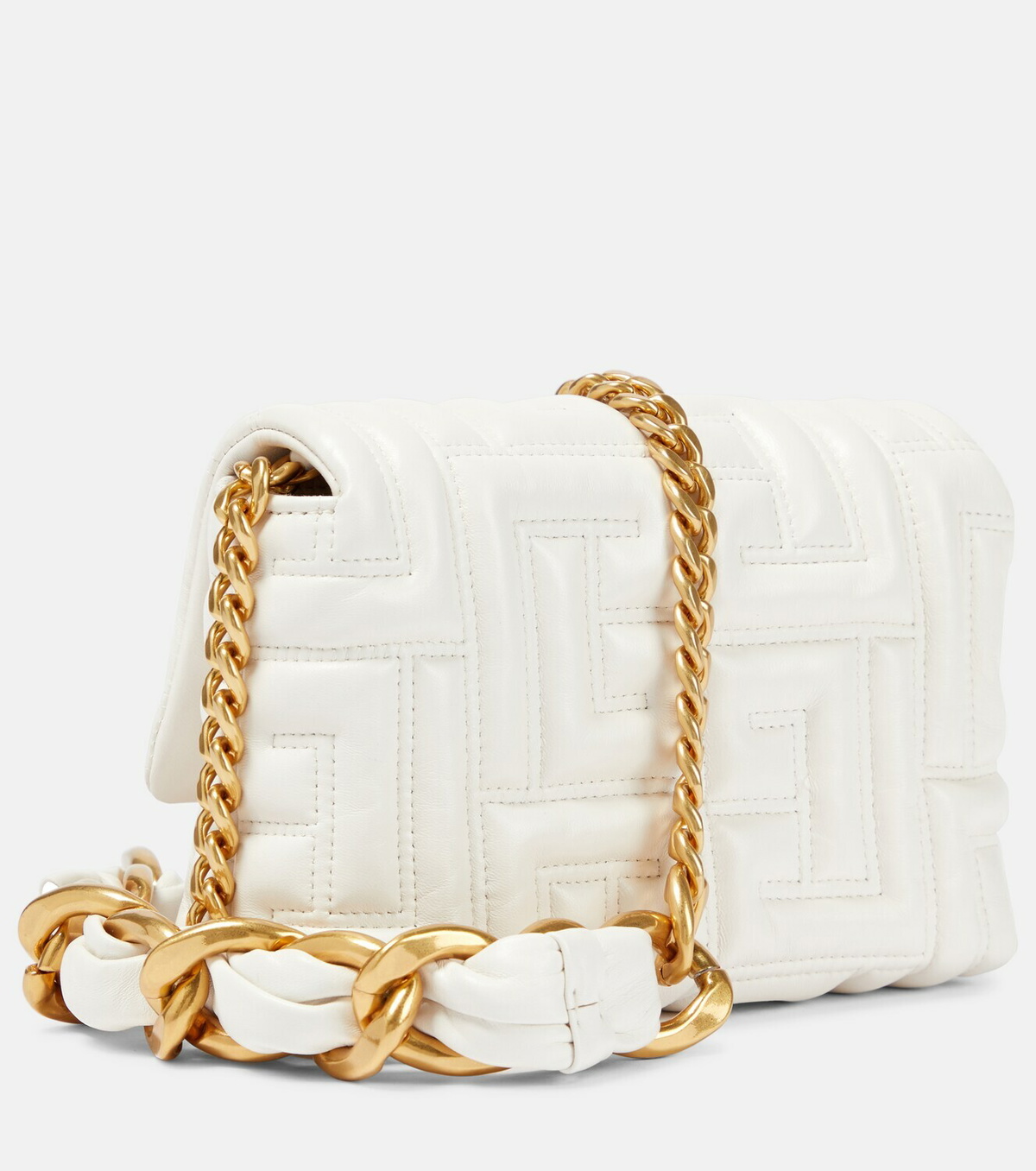 Balmain - 1945 Mini leather shoulder bag Balmain