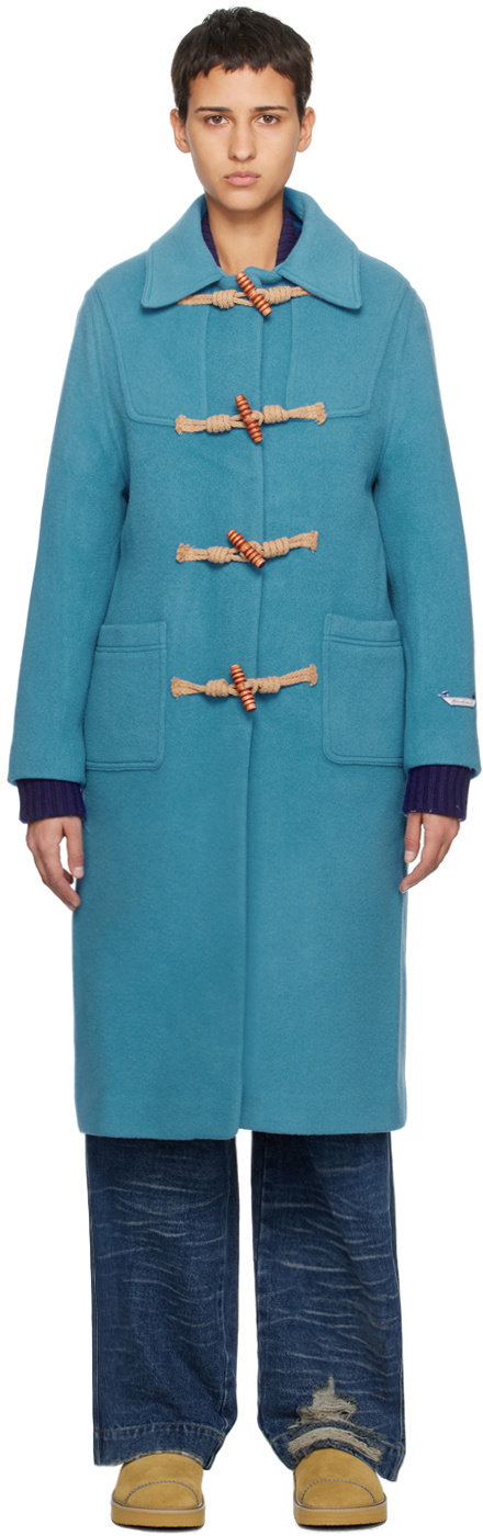 ADER error Blue Toggle Duffle Coat ADER error