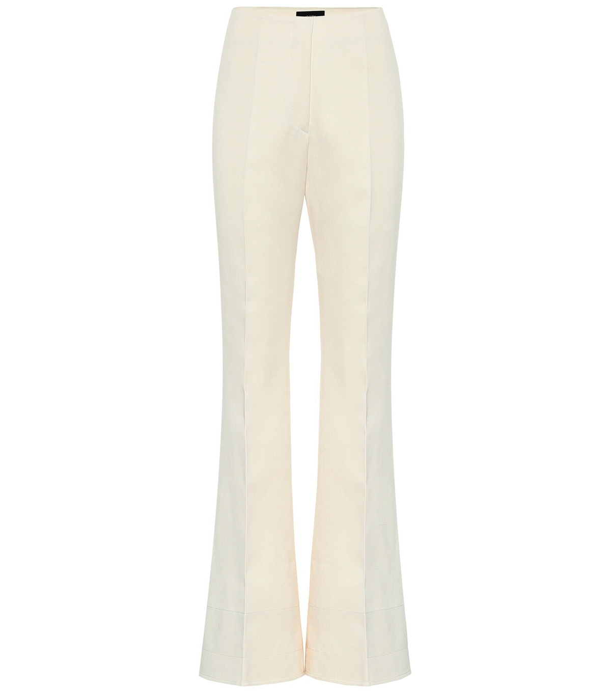 Joseph - Tavi high-rise cotton-sateen pants Joseph