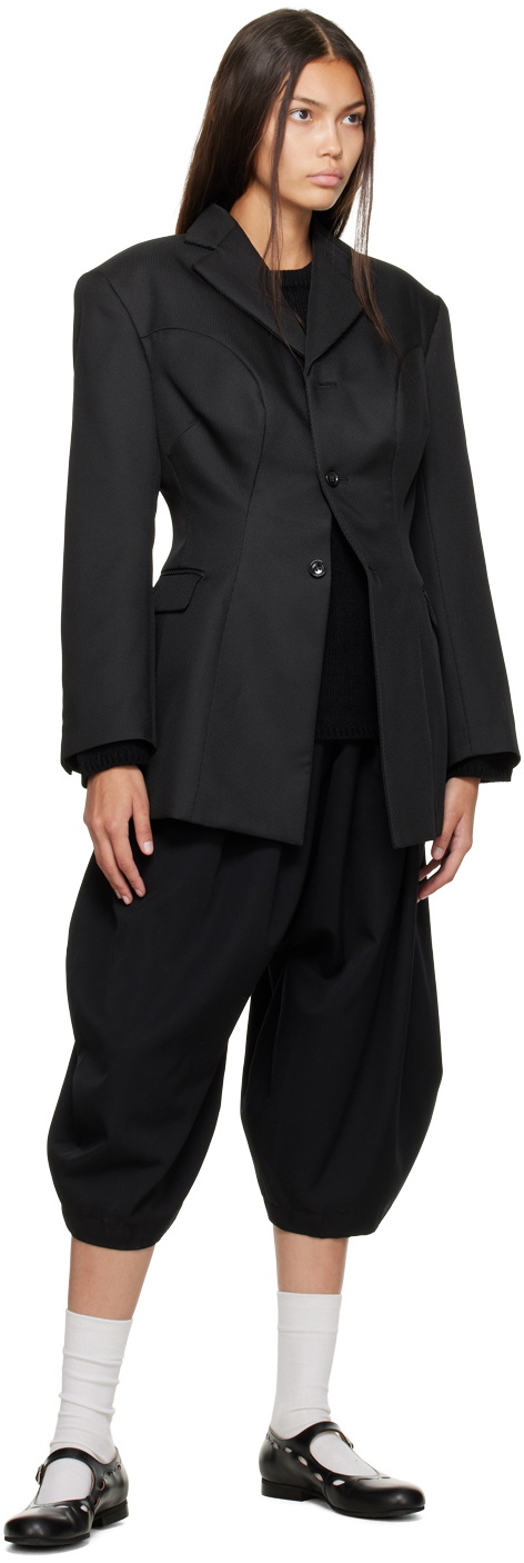 Comme des Garçons Black Heavy Kersey Blazer Comme des Garcons