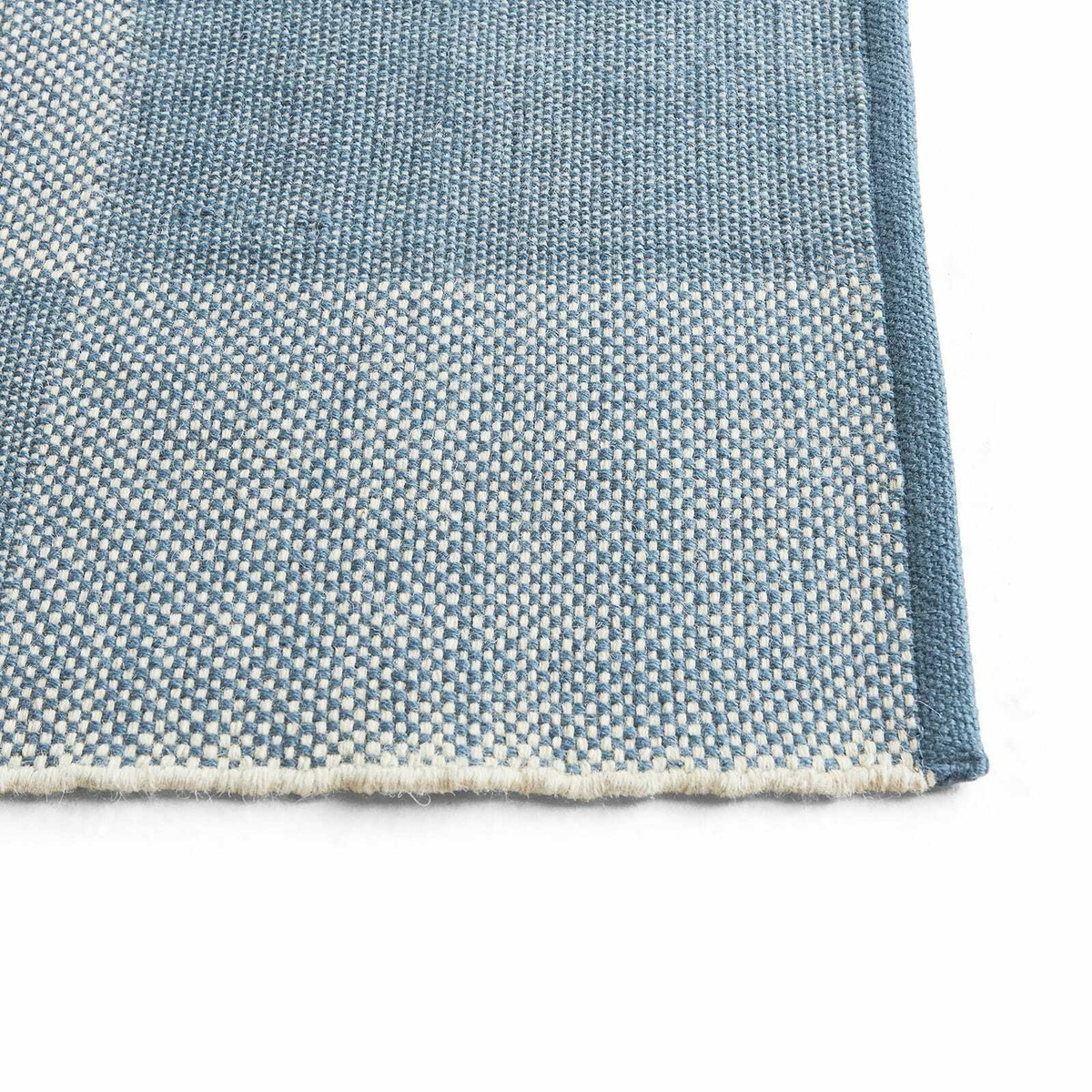 HAY Check Rug 170 x 240 in Light Blue HAY