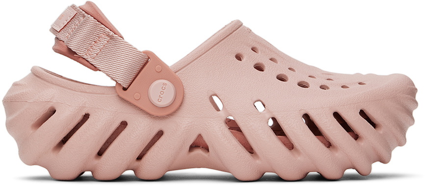 Crocs Kids Pink Echo Clogs Crocs