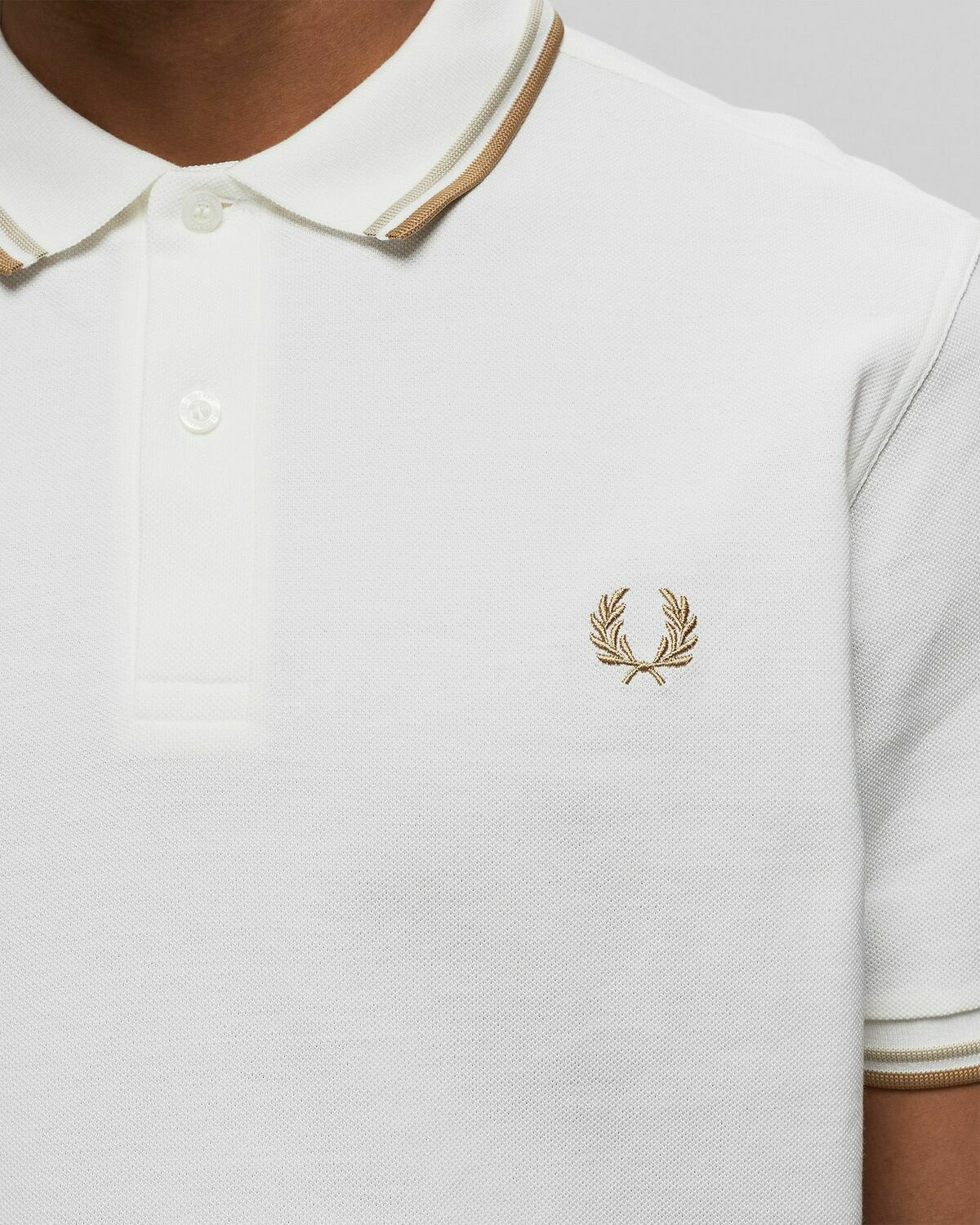 Fred Perry Twin Tipped Fred Perry Shirt White Polos Fred Perry