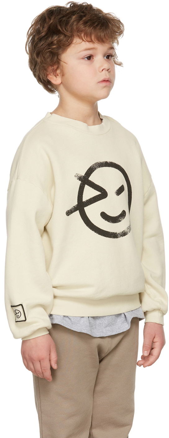 Wynken Kids Beige Slouch Sweatshirt Wynken