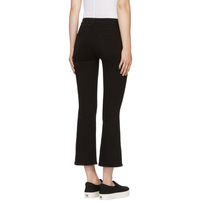 FRAME Black Le Crop Mini Boot Jeans Frame Denim