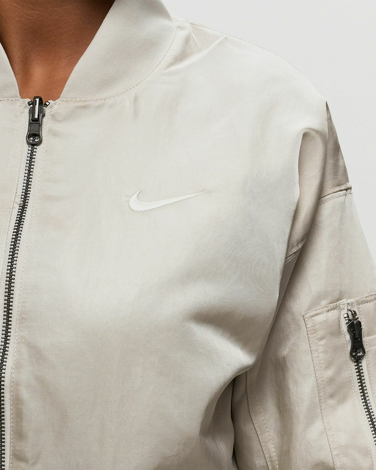 Nike Reversible Varsity Bomber Jacket Grey Bomber Jackets Nike