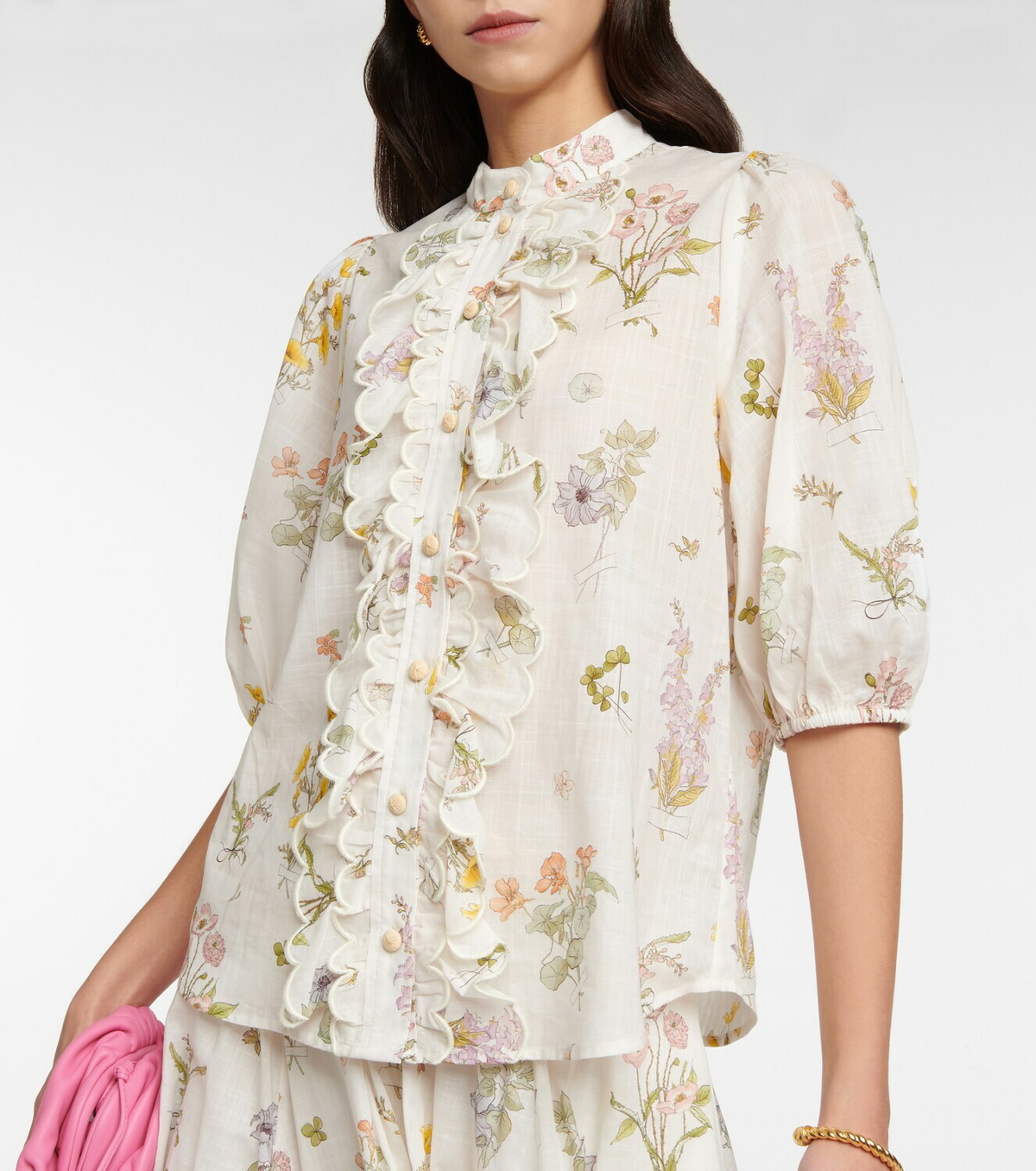 Zimmermann - Floral-printed cotton blouse Zimmermann