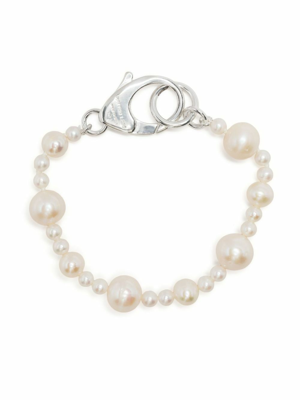 Hatton Labs Sterling Silver XL Pebbles Pearl Bracelet Hatton Labs