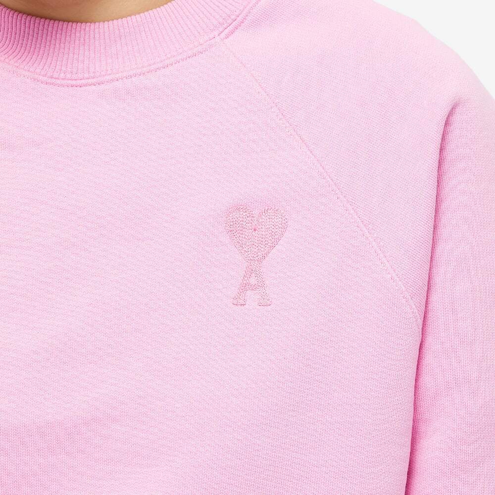 AMI Women's Tonal ADC Sweat in Candy Pink AMI