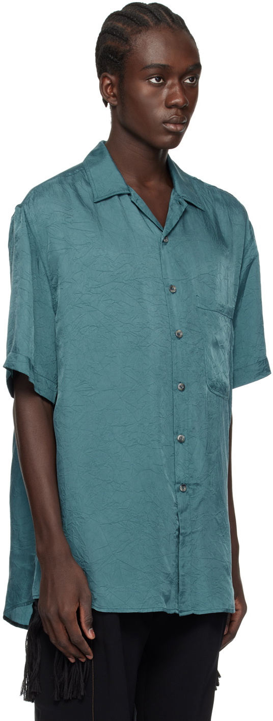 Song for the Mute Blue Oversized Shirt Song for the Mute