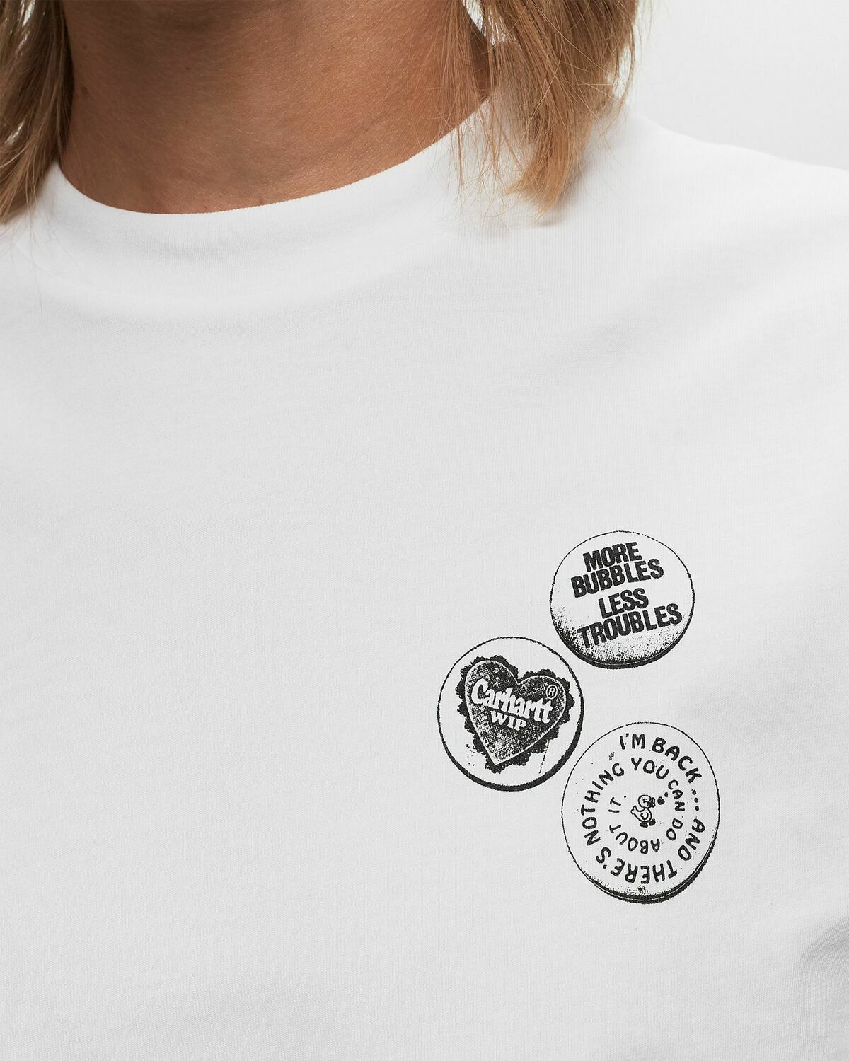 Carhartt Wip S/S Pins Tee White Shortsleeves Carhartt WIP