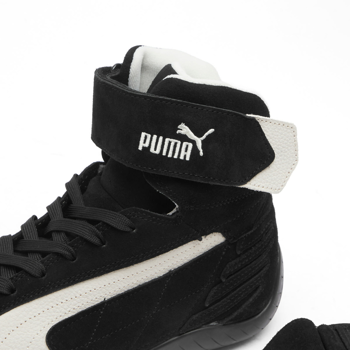 Puma Speedcat Mid in Black/Warm White Puma