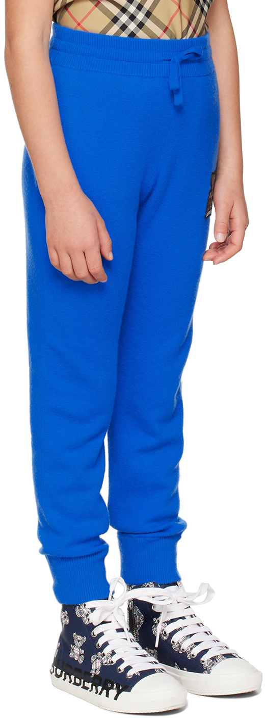 Burberry Kids Blue Thomas Bear Lounge Pants Burberry