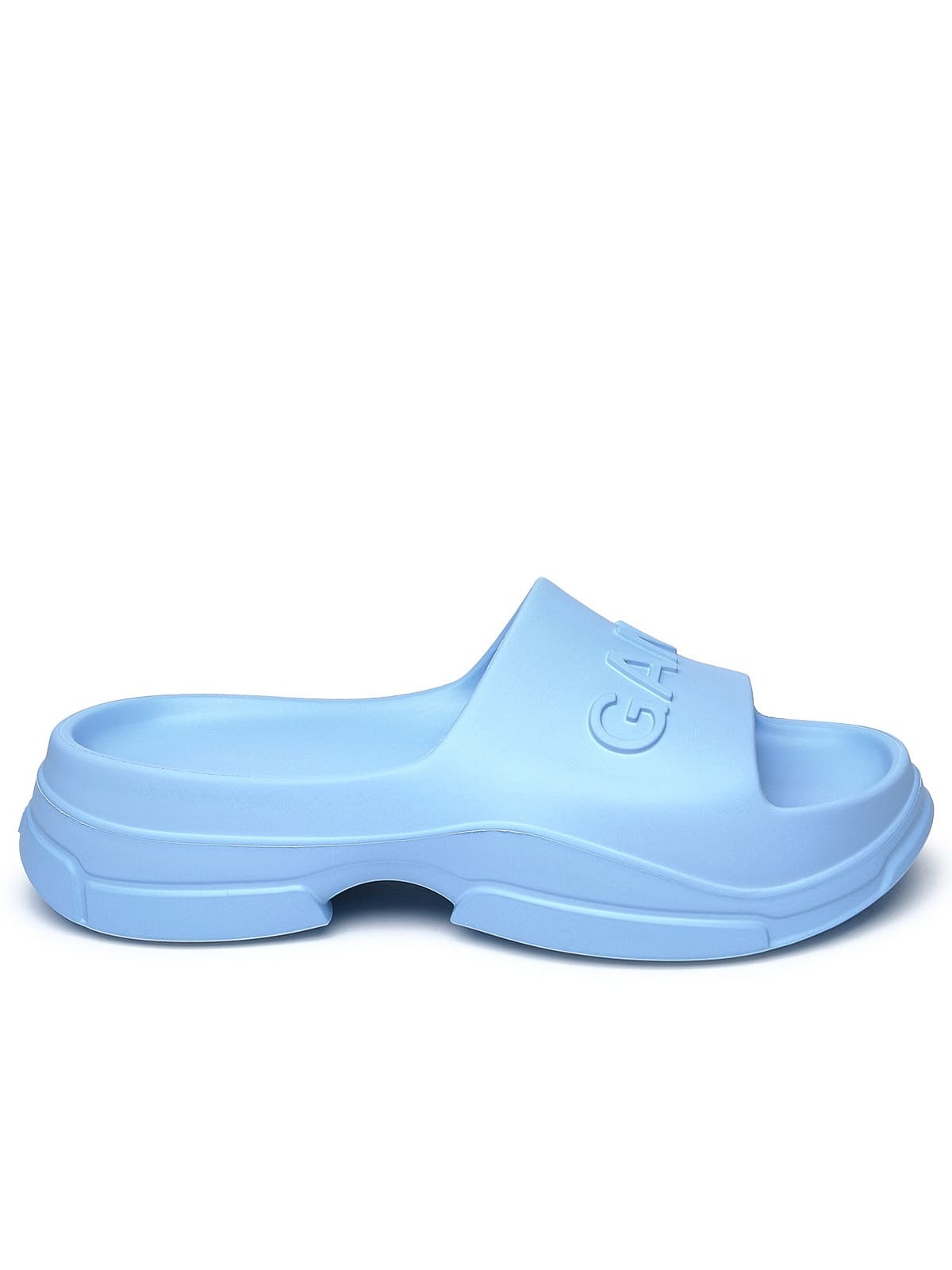 Ganni Light Blue Rubber Slippers GANNI
