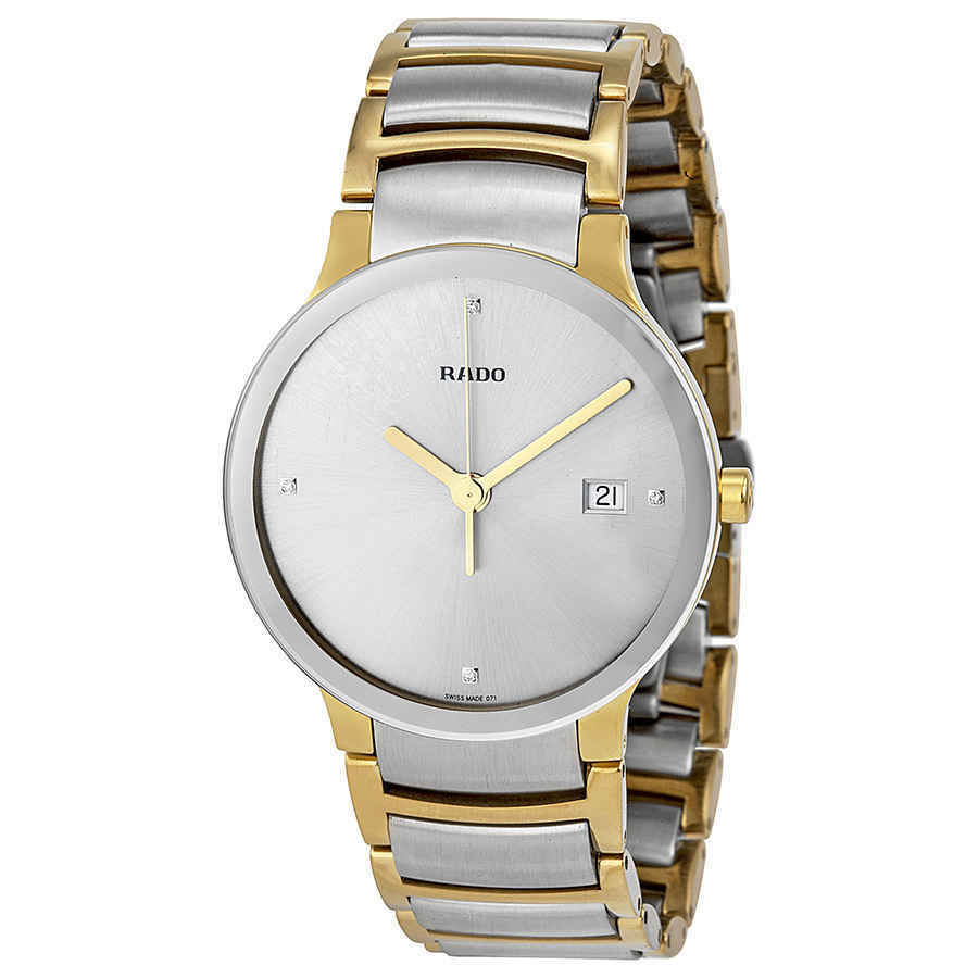 Rado Centrix Jubile Silver Dial Two-tone Mens Watch R30931713 Rado
