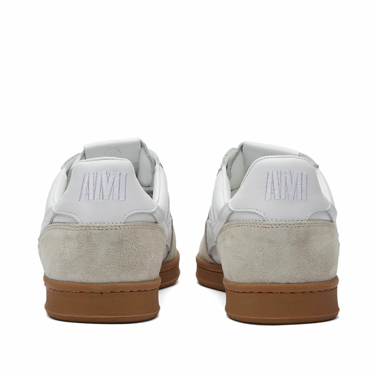 AMI Men's Low Top Sneakers in White AMI