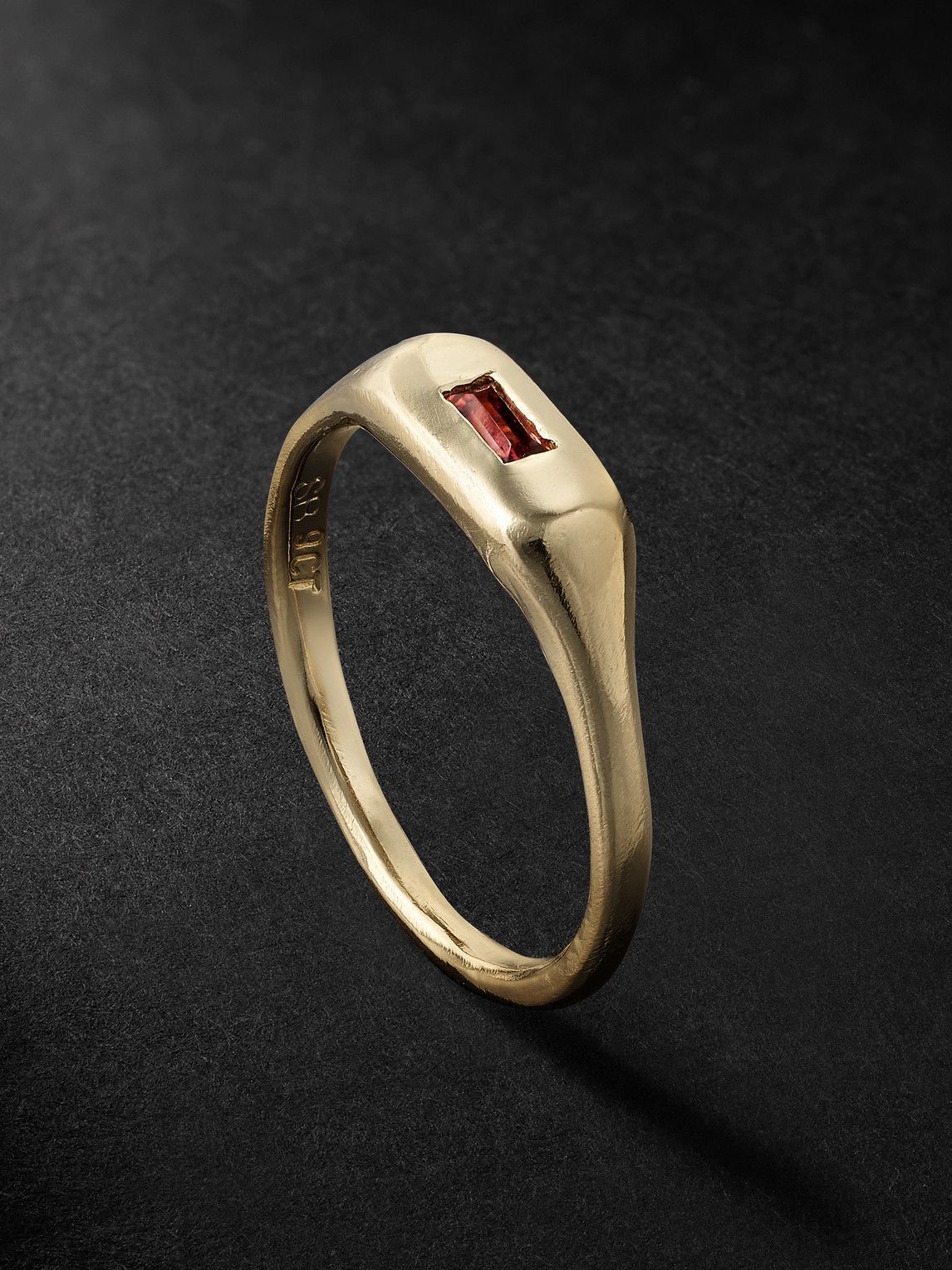 Seb Brown - Pill Gold Tourmaline Ring - Gold Seb Brown