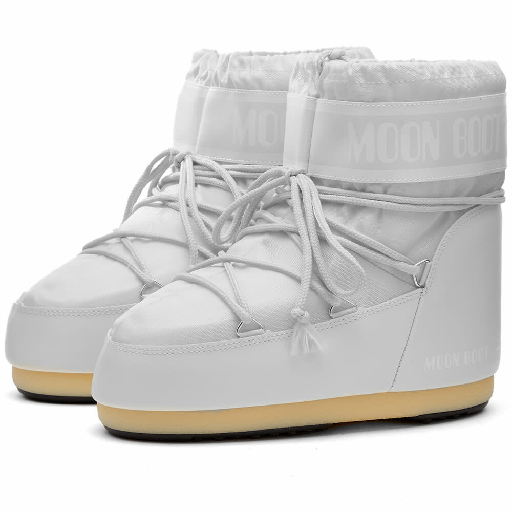 Moon Boot Women's Icon Low Nylon Boot in Glacier Grey Moon Boot