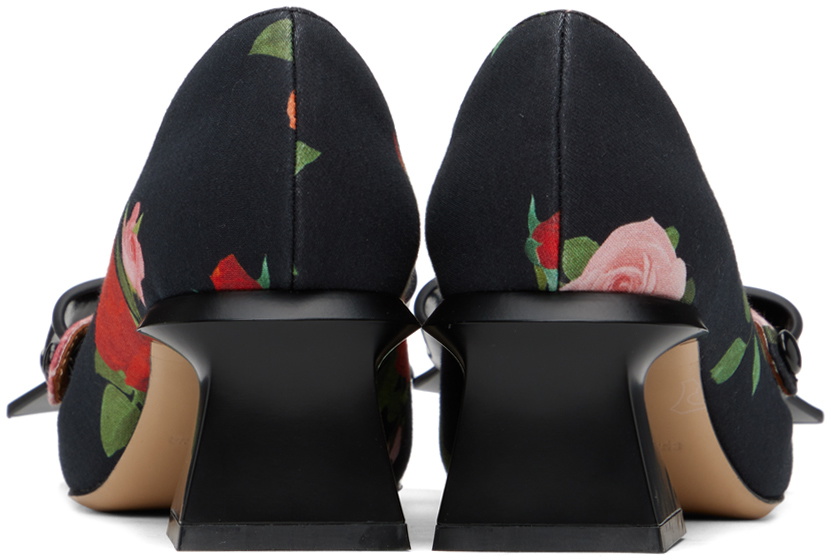 Shushu/Tong Black Floral Heels Shushu/Tong