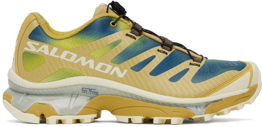 Salomon Yellow & Blue XT-4 OG Aurora Borealis Sneakers Salomon