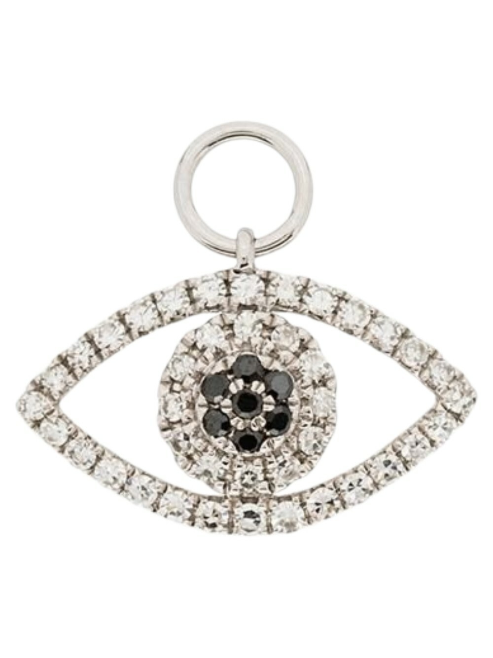 Roxanne First 14K White Gold Evil Eye Diamond Charm Roxanne First