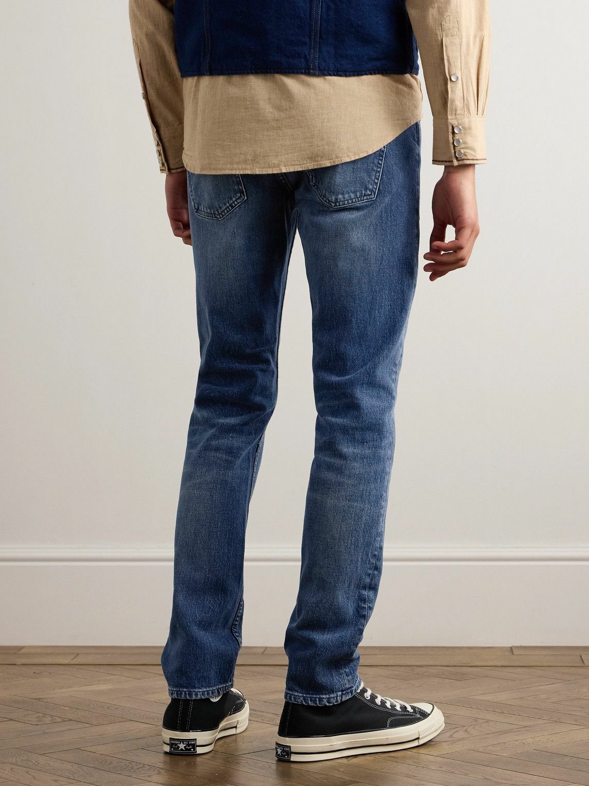 Nudie Jeans - Lean Dean Slim-Fit Jeans - Blue Nudie Jeans Co