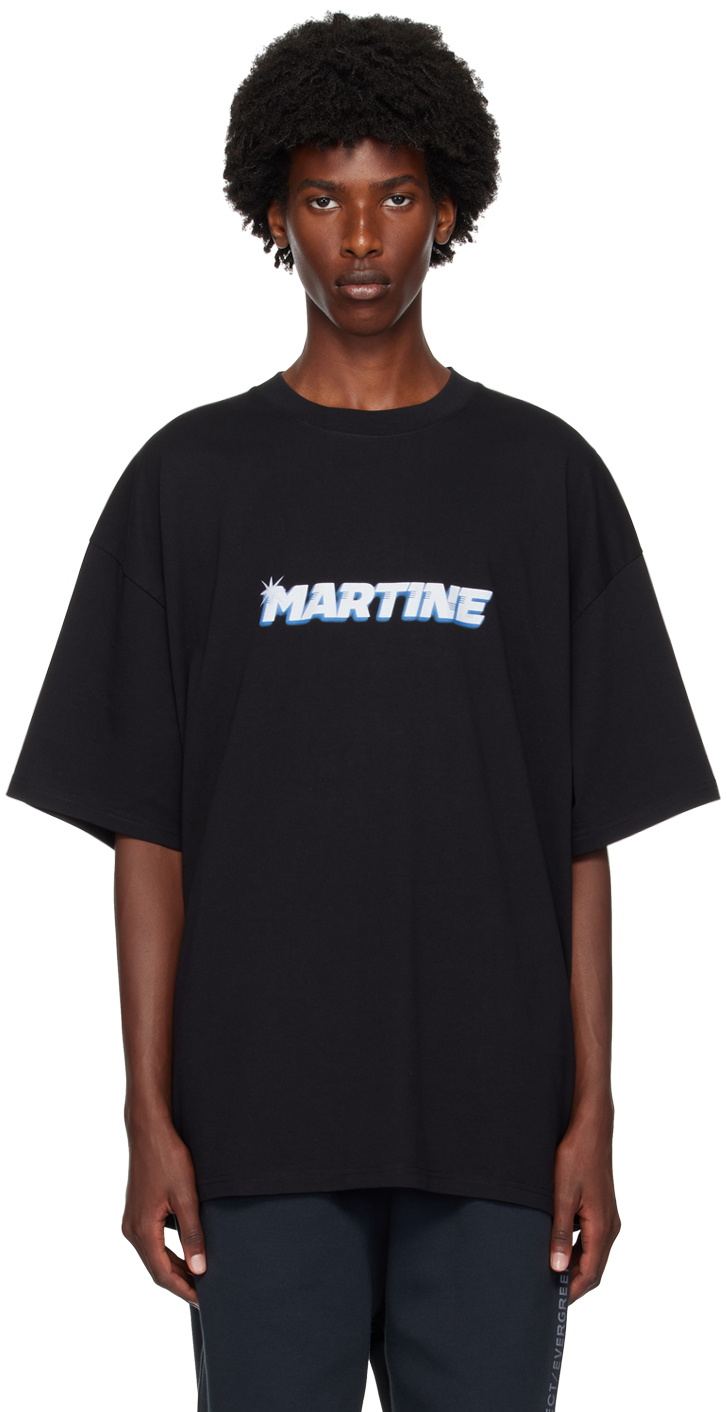 Martine Rose Black Telly T-Shirt Martine Rose