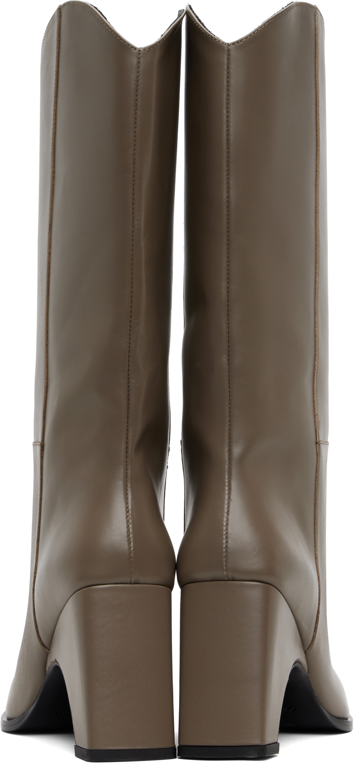 Coperni Taupe Cowboy Bridge Tall Boots Coperni