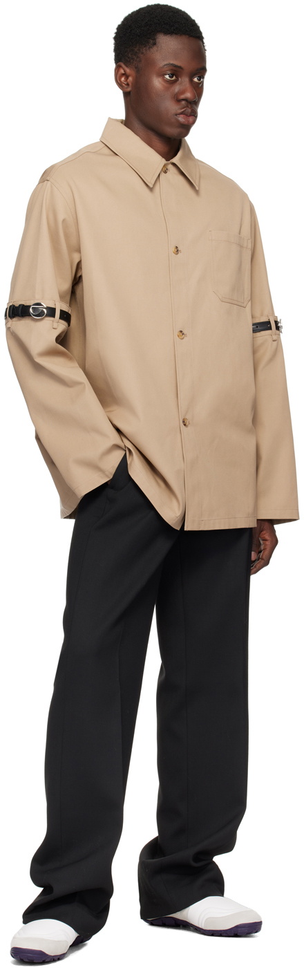 Coperni Beige Open Elbow Jacket Coperni