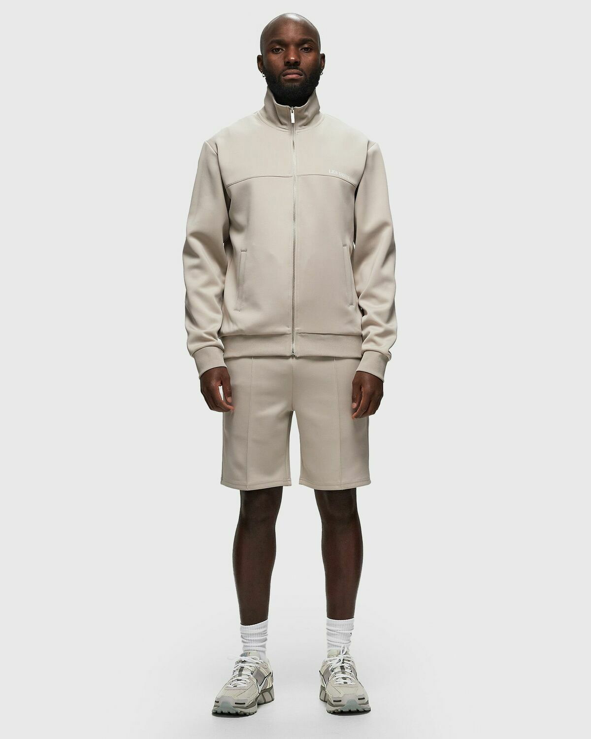 Les Deux Ballier Track Jacket Beige Track Jackets Les Deux