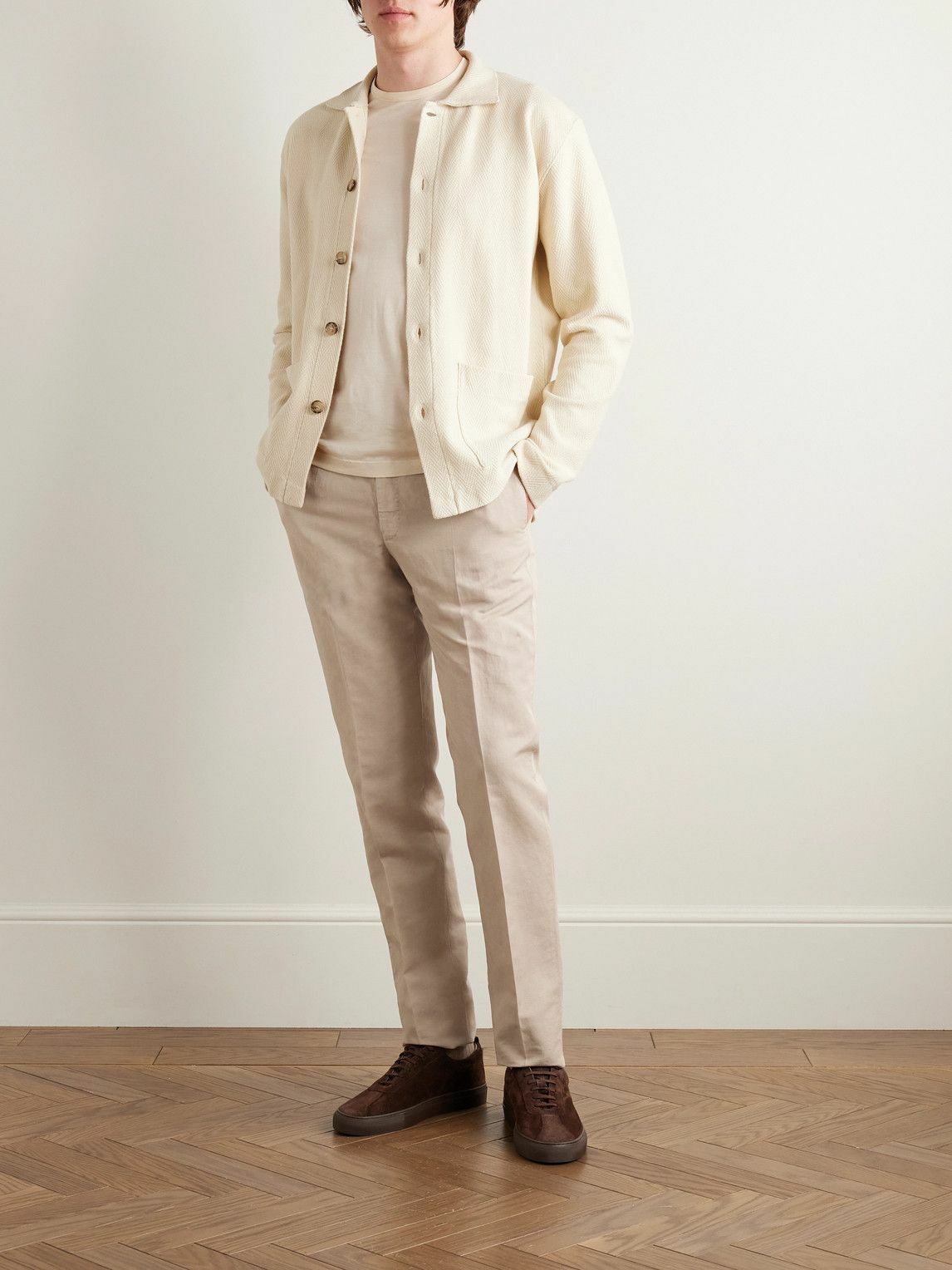 Incotex - Venezia 1951 Slim-Fit Garment-Dyed Chinolino Trousers - Neutrals Incotex