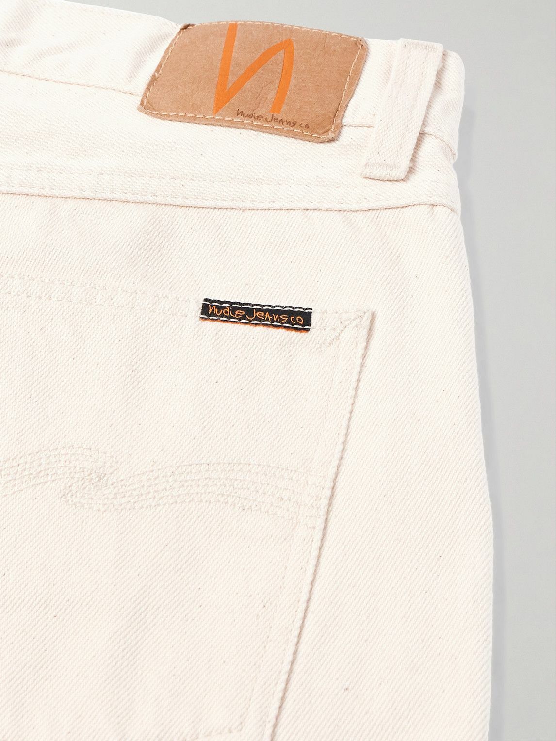 Nudie Jeans - Rad Rufus Straight-Leg Jeans - White Nudie Jeans Co