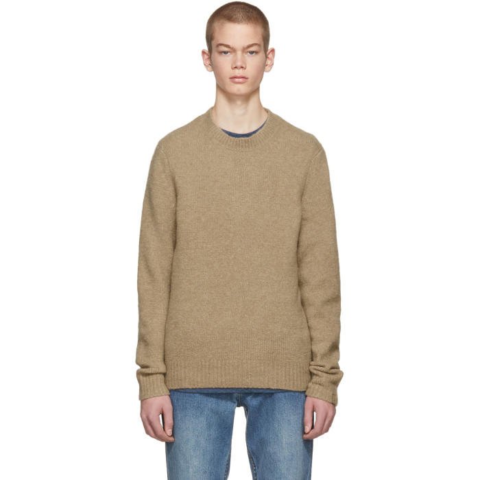 Rag and Bone Tan Merino Charles Sweater Rag and Bone