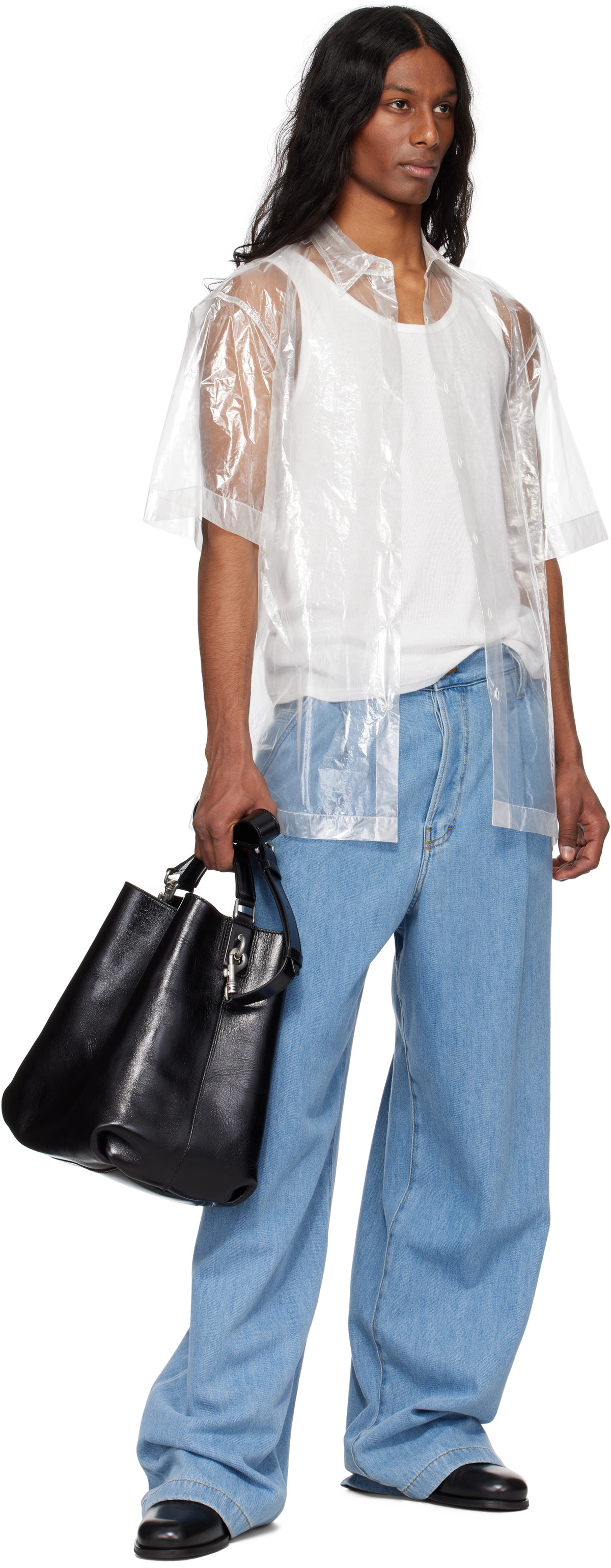 Dries Van Noten Transparent Nylon Shirt Dries Van Noten