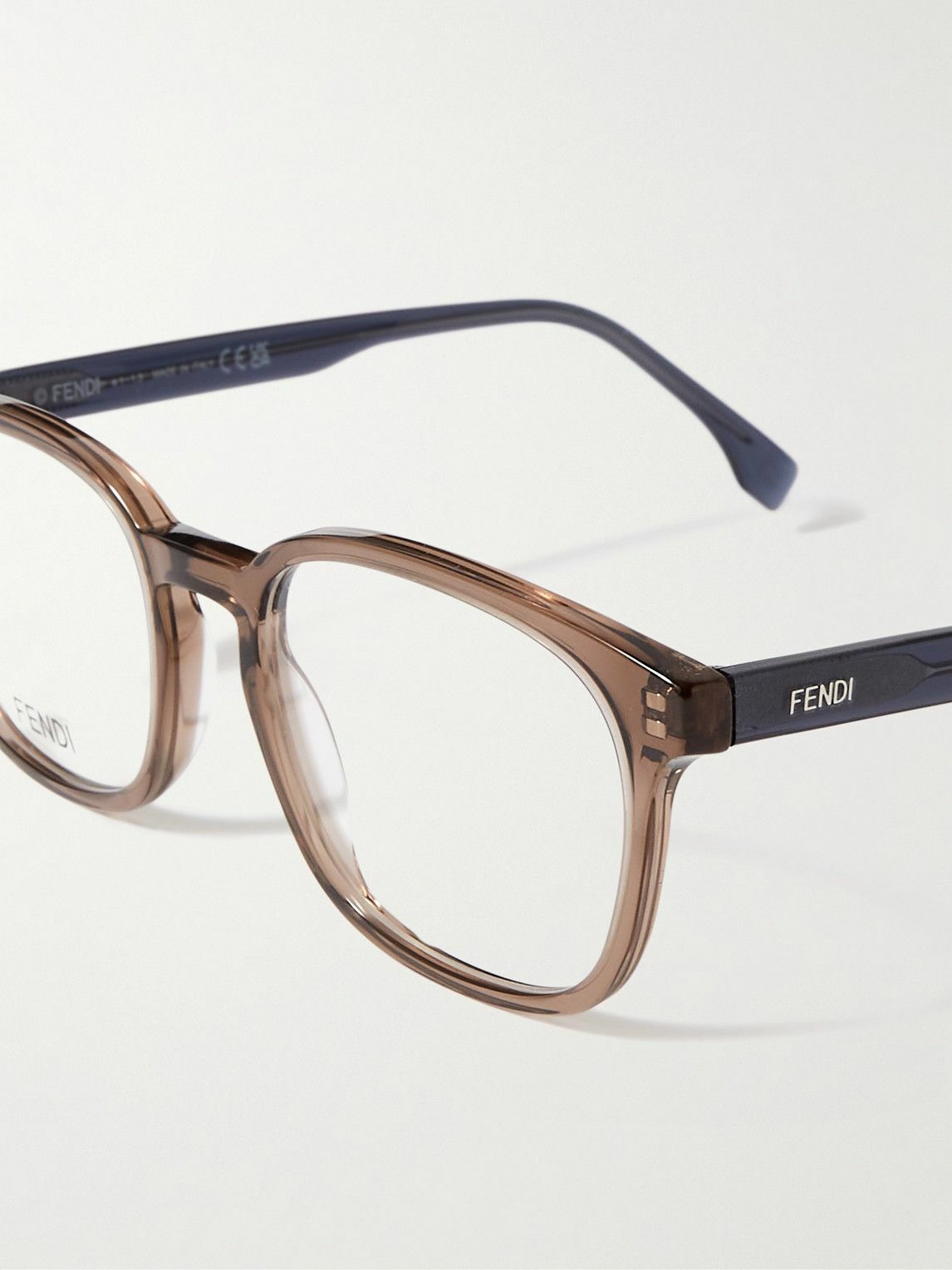 Fendi - D-Frame Acetate Optical Glasses Fendi