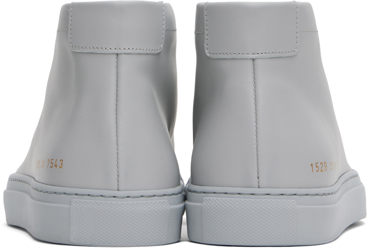 Common Projects Gray Original Achilles Mid Sneakers Common Projects
