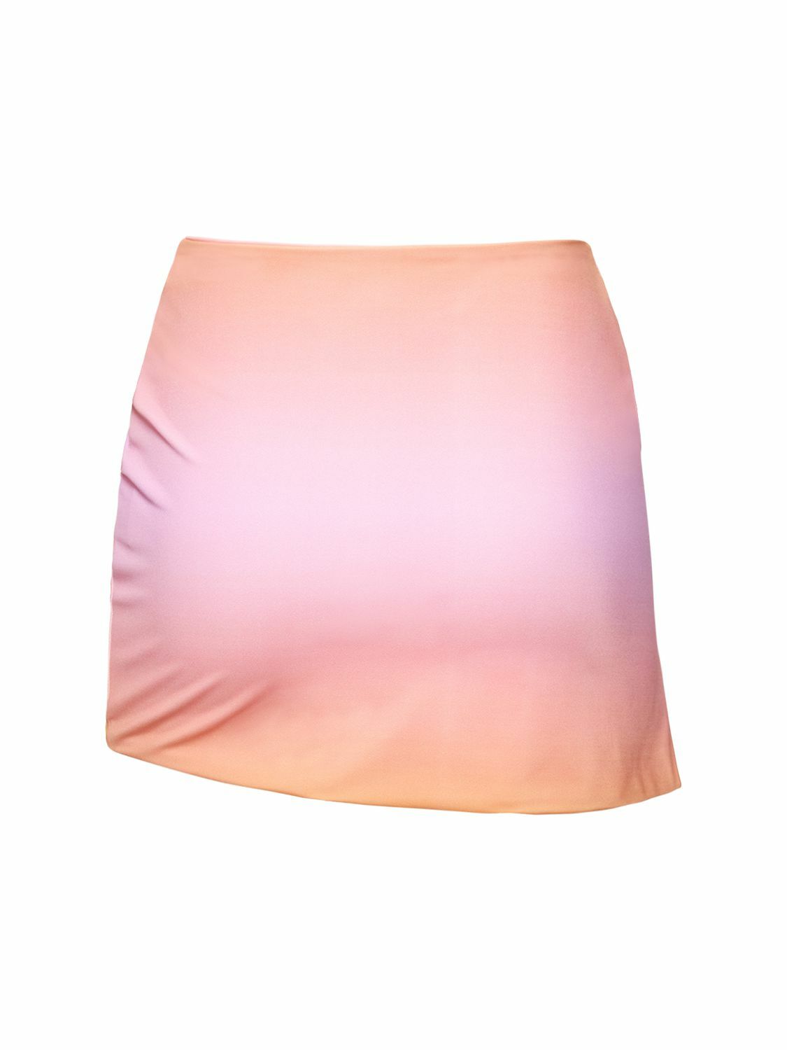LOUISA BALLOU - Double Ring Stretch Jersey Mini Skirt Louisa Ballou