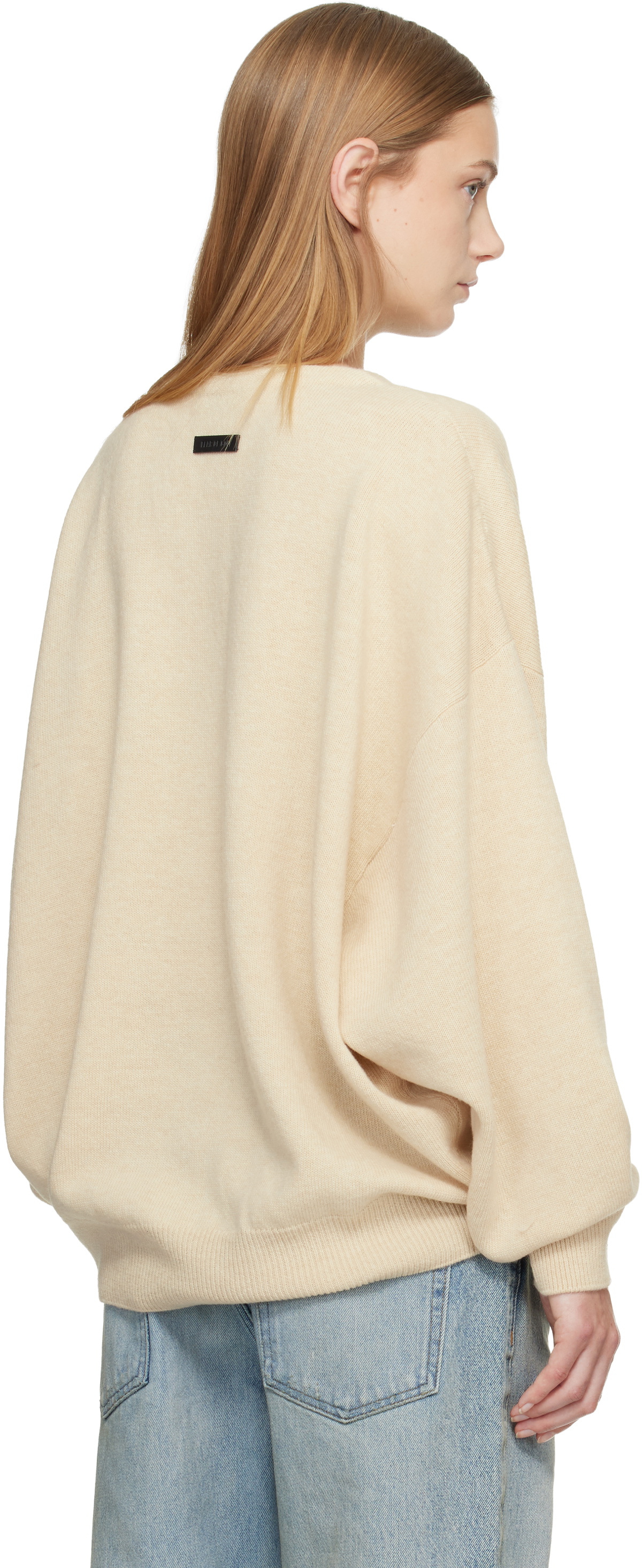 Fear of God Beige Henley Sweater Fear Of God
