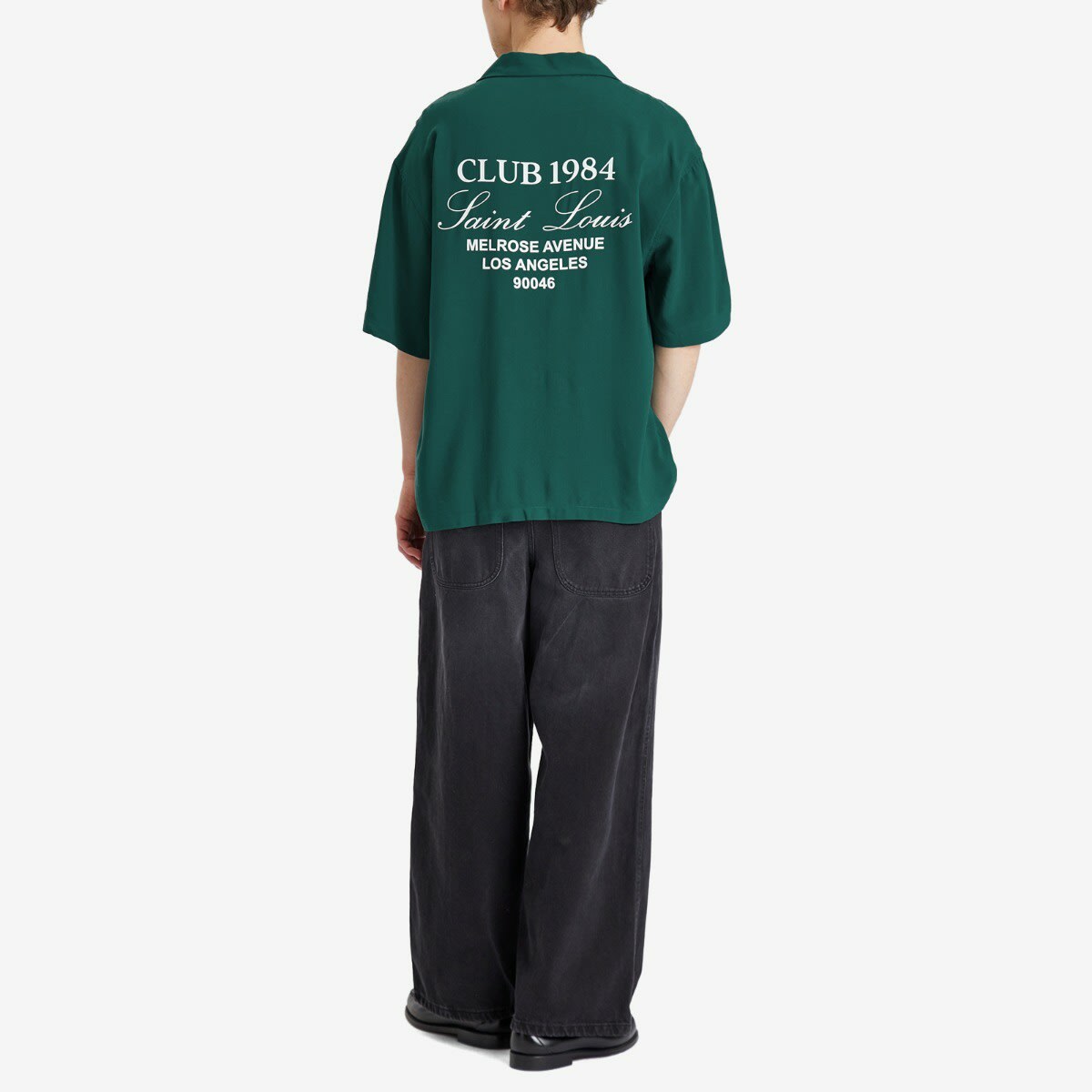Club 1984 Men's Melrose 1984 Shirt in Forest Green Club 1984