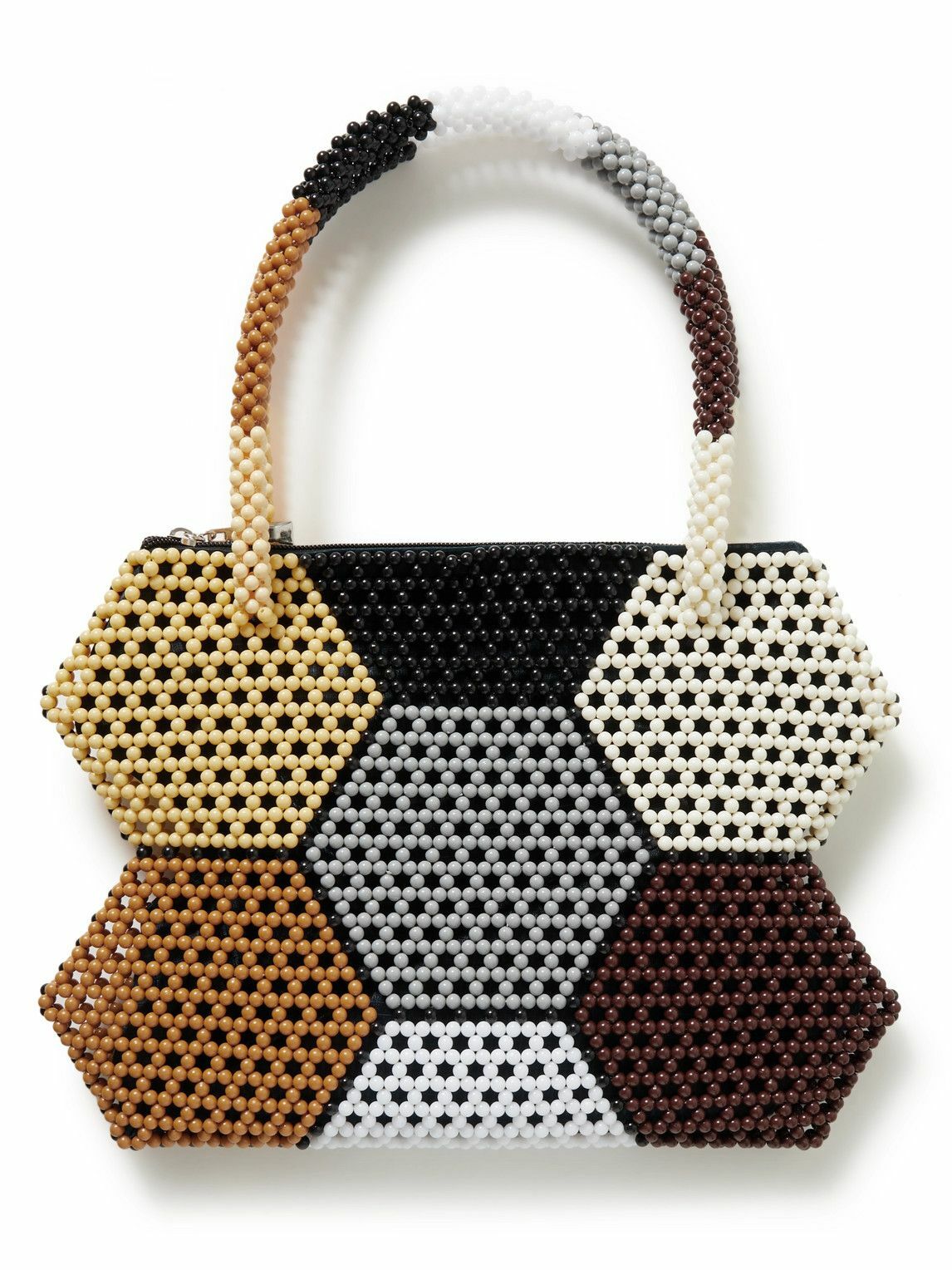 LU BY LU - Waffle Recycled Beaded Tote Bag
