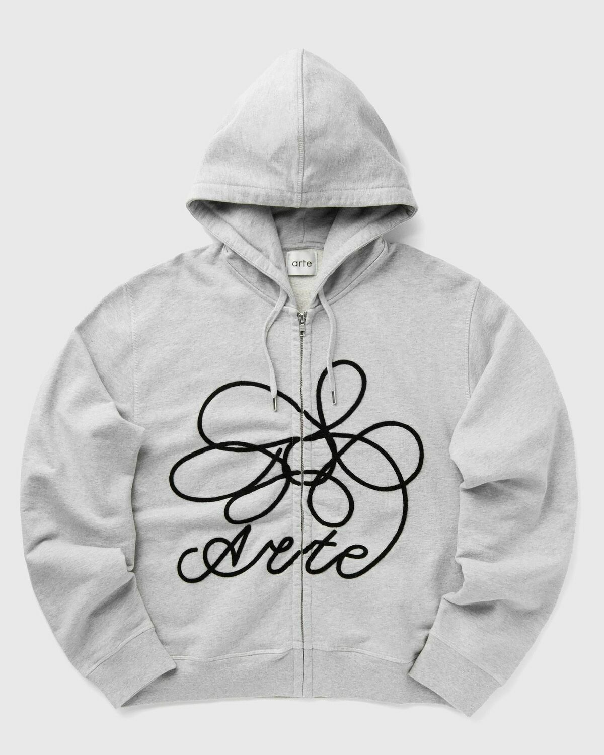 Arte Antwerp Arte Round Flower Front Jacket Grey Bomber Jackets Arte ...