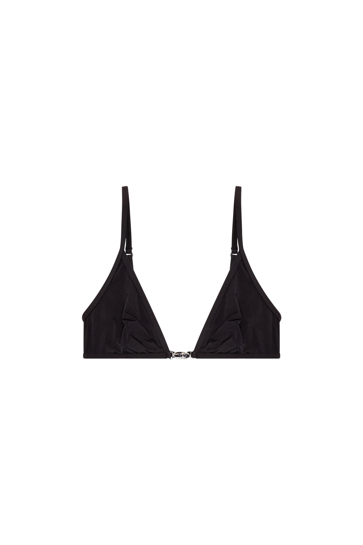 Diesel Triangle bra with Oval D plaque - Bras Womens in Black Diesel