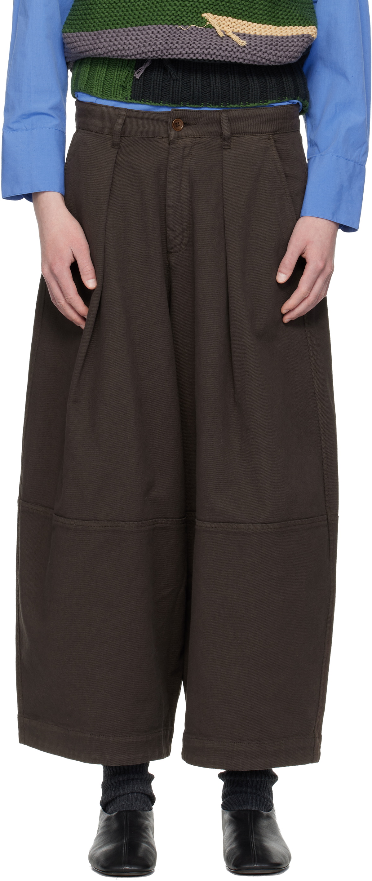 YMC Brown Earth Deadbeat Trousers YMC