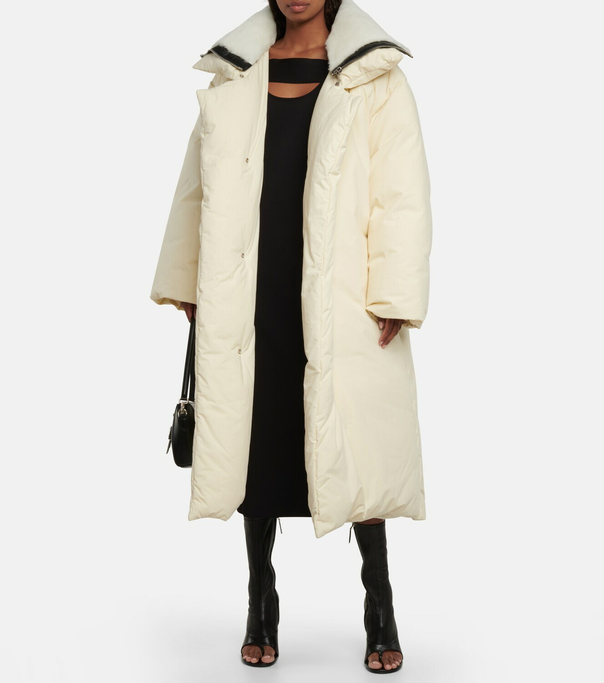 Givenchy - Cotton and leather down coat Givenchy