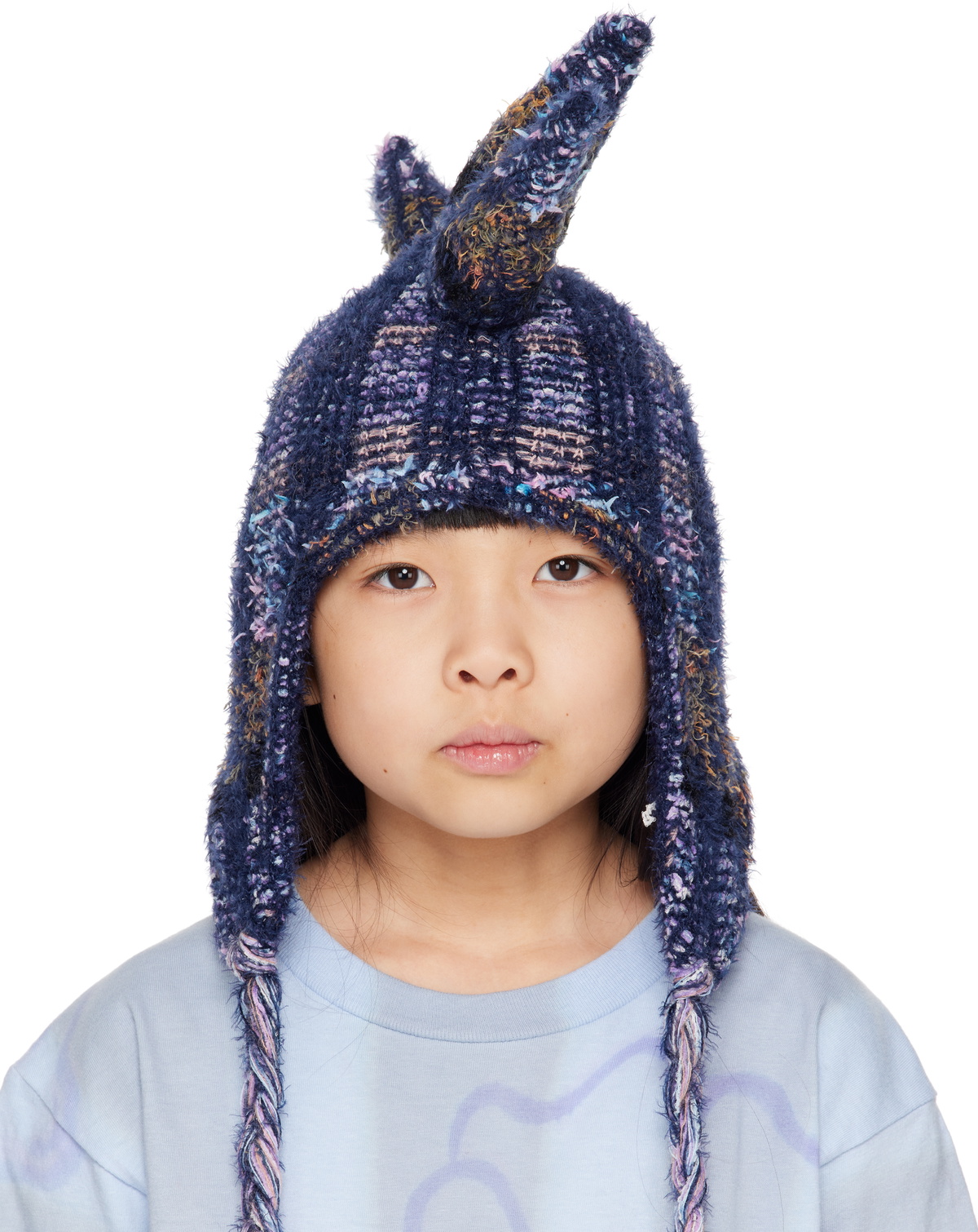 Collina Strada Kids Purple Vitelli Edition Spiky Beanie Collina Strada